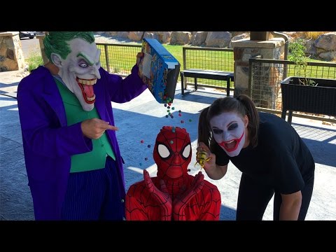 Frozen Elsa vs Joker Girl & Spiderman BUG PRANK! Funny Superhero Prank Movie in Real Life in 4K!