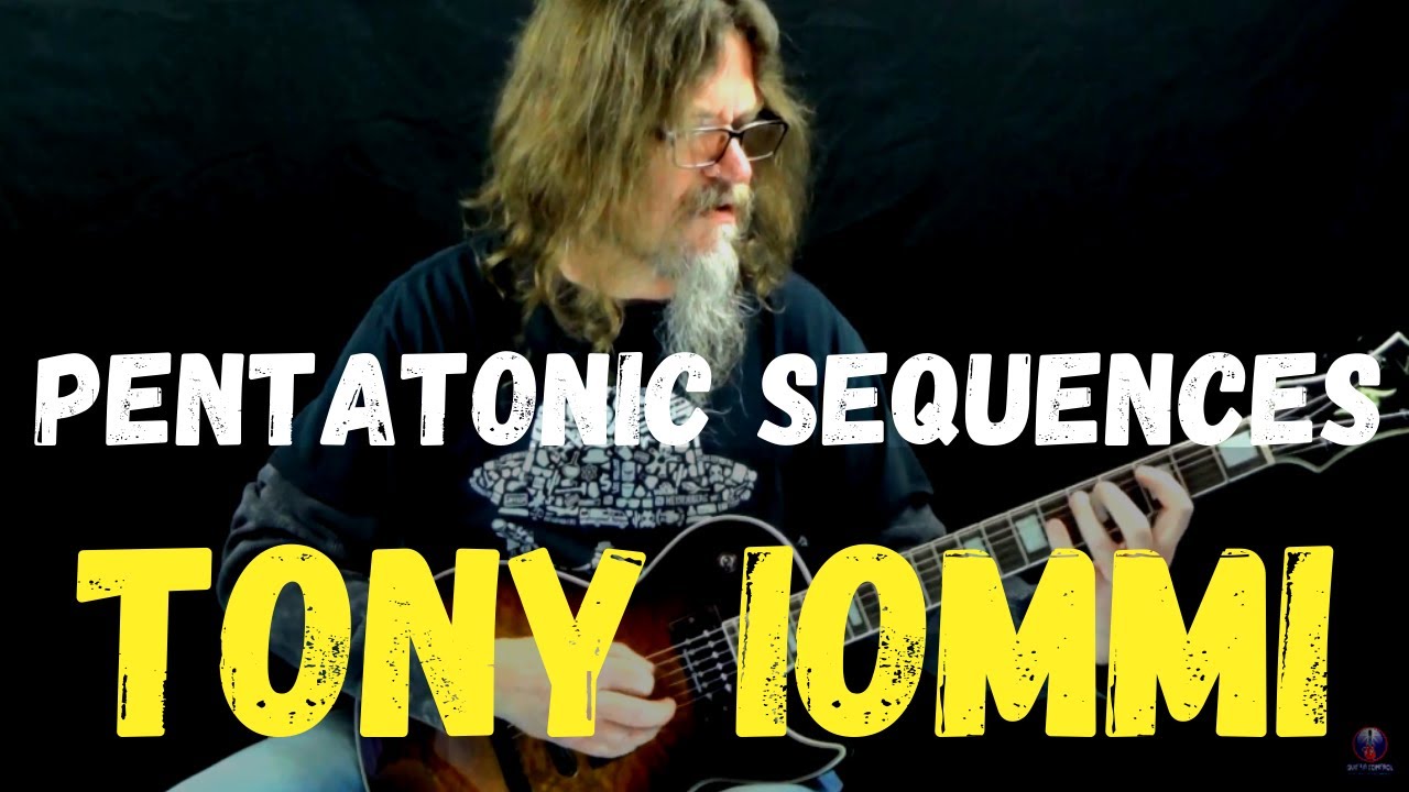 6 Pentatonic Sequences In The Style Of Tony Iommi - YouTube