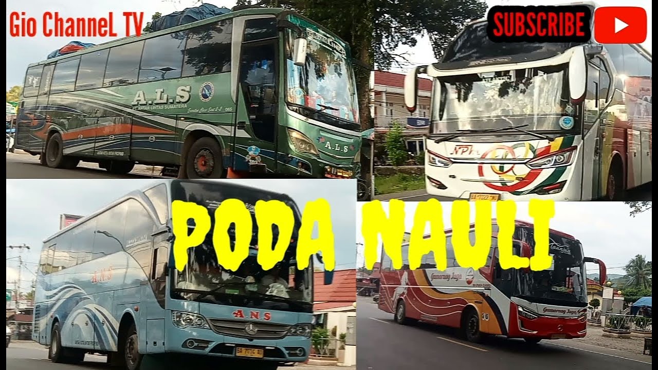 LAGU BATAK PODA NAULI | VERSI BUS Jl. LINTAS BARAT SUMATERA - YouTube