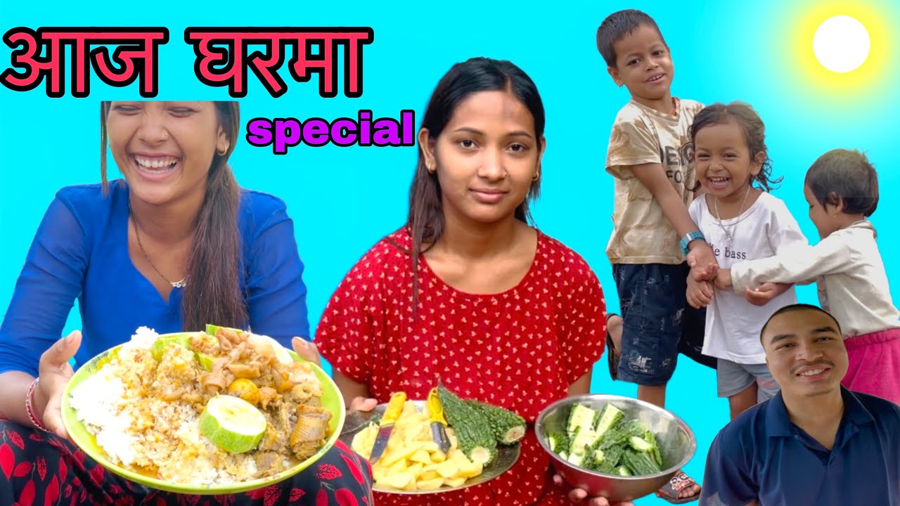 manisha cooking the bitter gourd and potato😍🌻family vlog and funny vlog ...