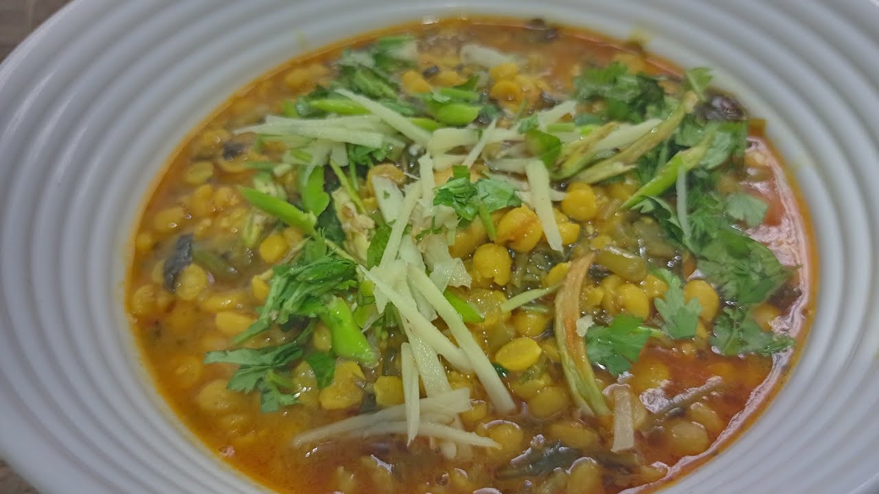 chane ki daal kulfa with chicken BY ZHORA FOODS - YouTube