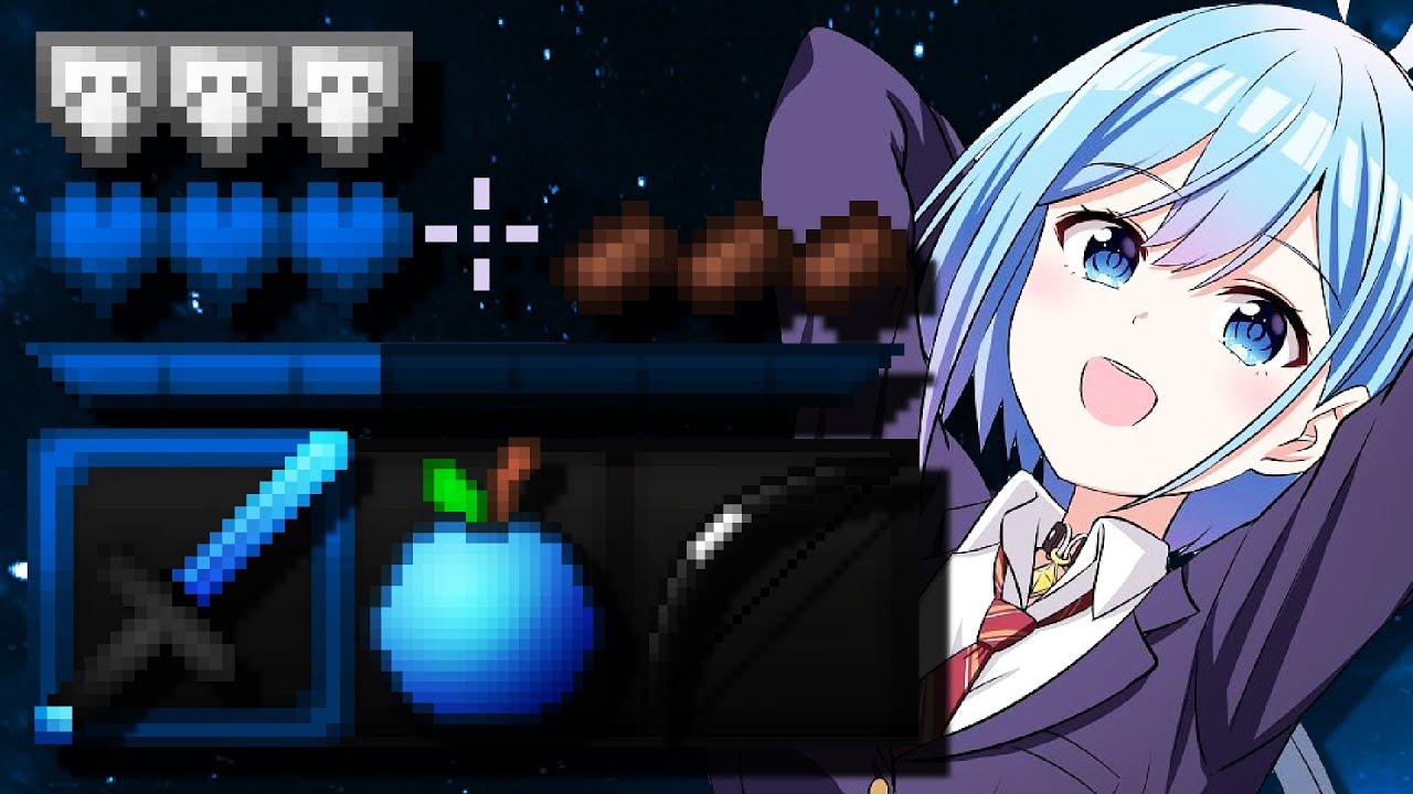Himari Inuzuka [32x] MCPE/MCBE PVP TEXTURE PACK (1.21+) w/Java UI - YouTube