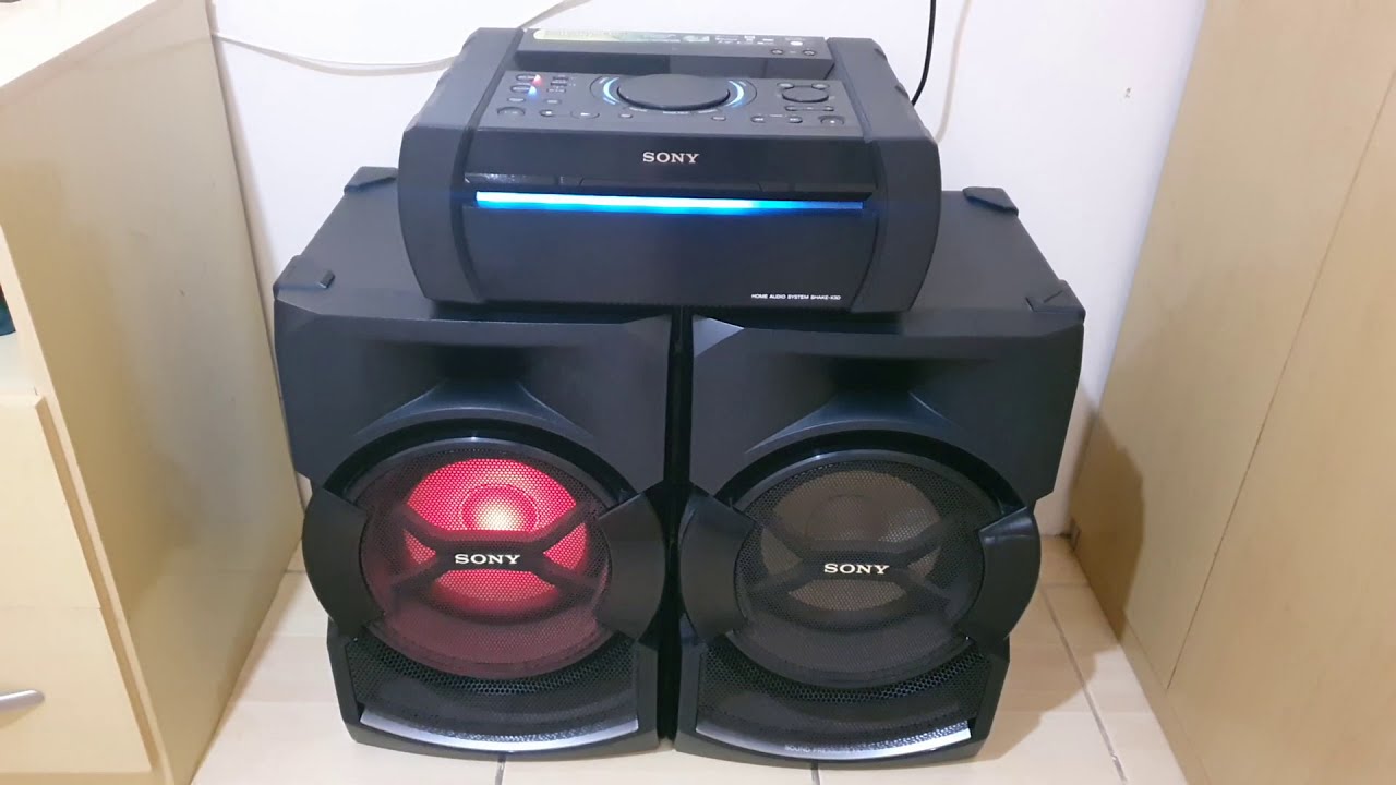 Sony Shake X3D Equalização Manual - YouTube