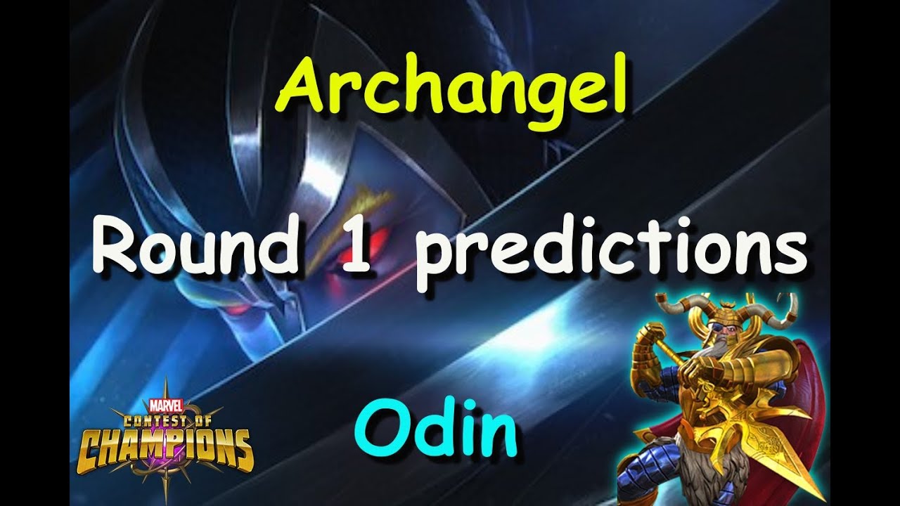 MCOC Archangel arena predictions | MCOC Odin arena predictions | round ...