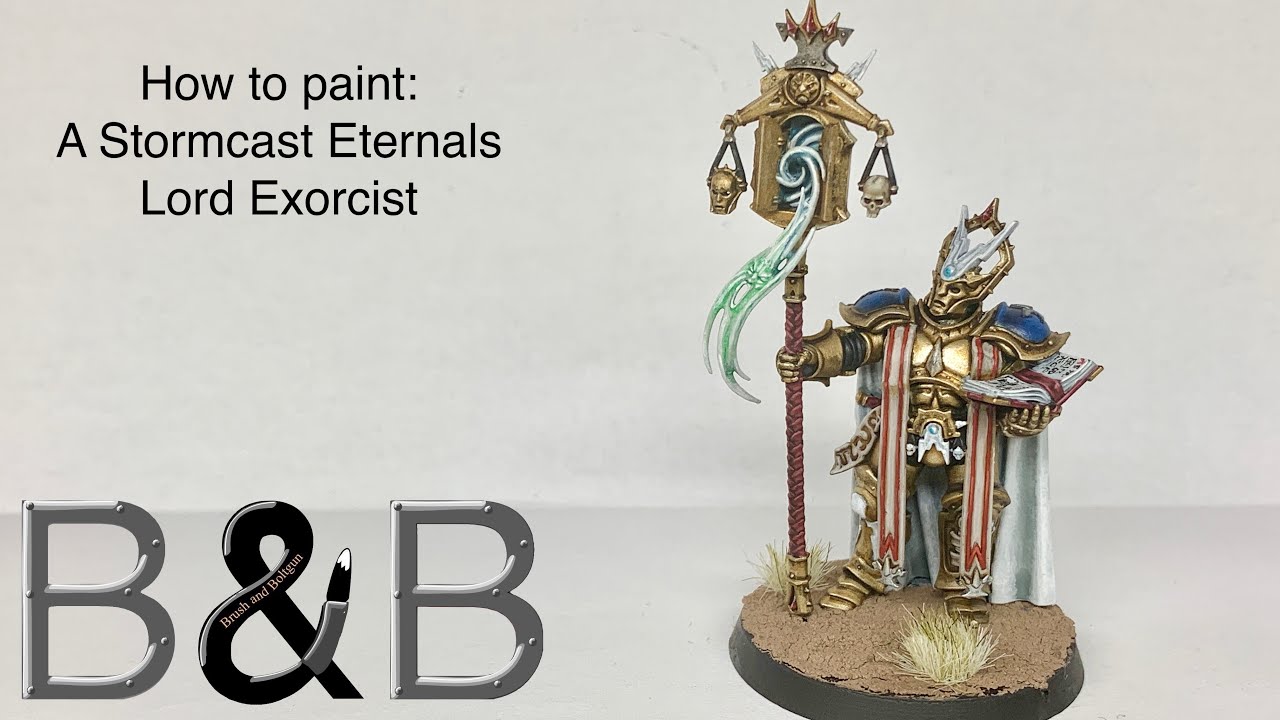 How to paint a Lord Exorcist - YouTube
