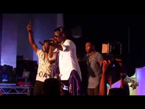 Korede Bello, Reekado Banks and Dr Sid Performs #Jantamanta On Stage ...