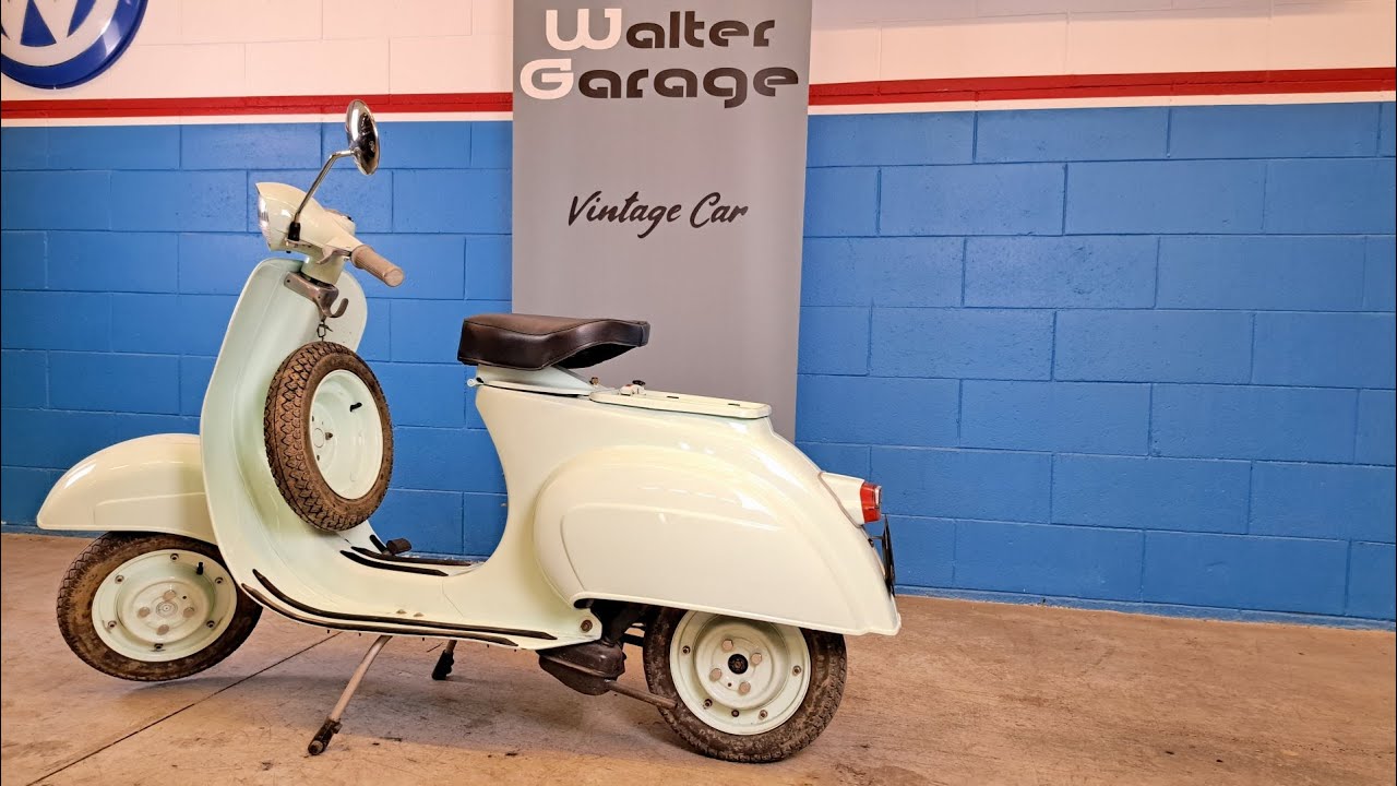 Vespa piaggio 50 cc storica restaurata - YouTube