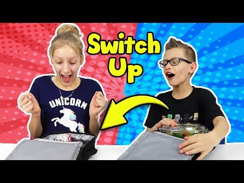 LUNCHBOX SWITCH UP CHALLENGE with Karina and Ronald!