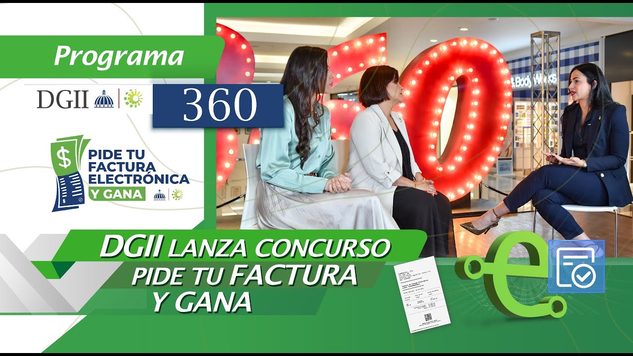 DGII lanza concurso Pide tu Factura Electrónica y Gana - YouTube