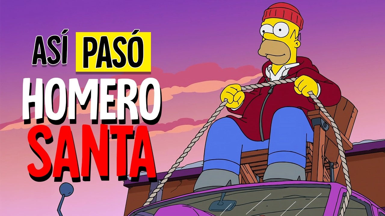 HOMERO SE TRANFORMA EN SANTA | LOS SIMPSONS NAVIDAD 2024 - YouTube