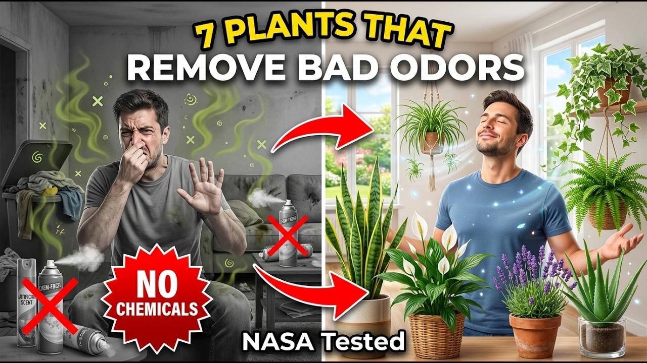 7 PLANTS THAT REMOVE BAD ODOR FROM YOUR HOME - YouTube