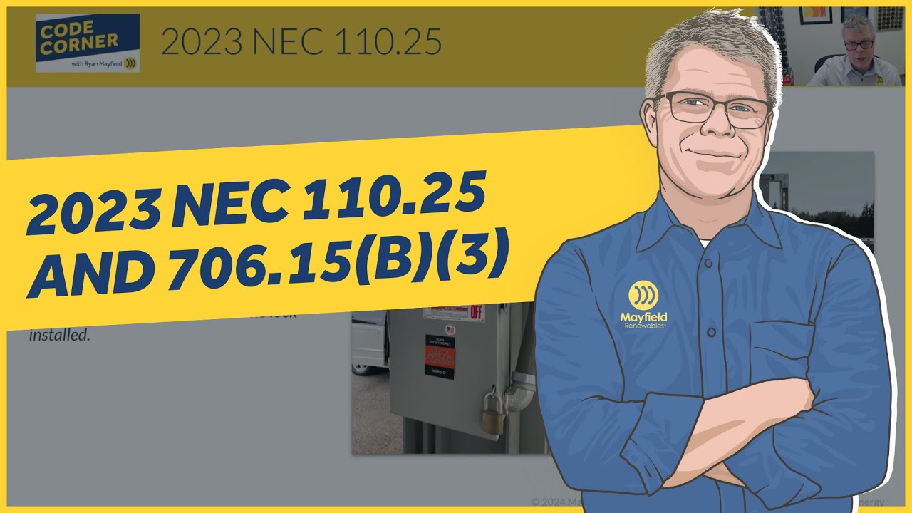 2023 NEC 110.25 & 706.5(B)(3) - YouTube