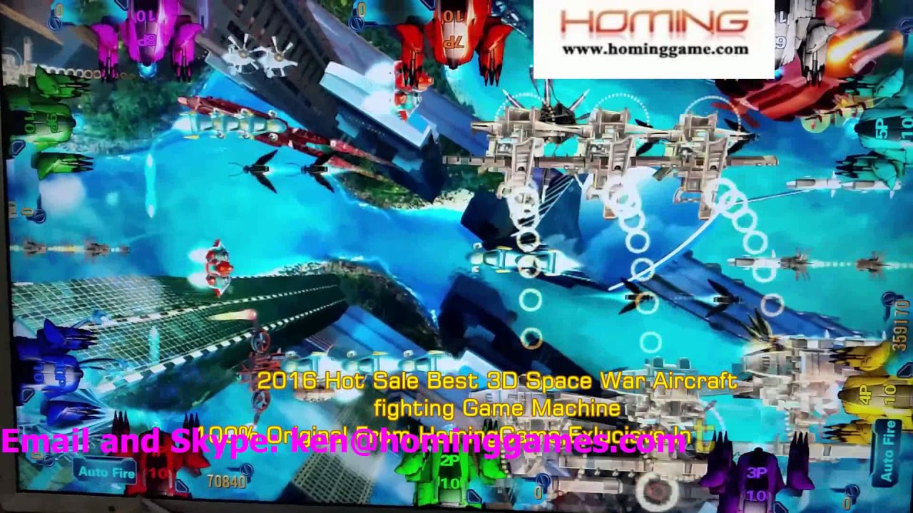 USA Casion Game Machine Space War 3D aircraft Fighting Original From ...