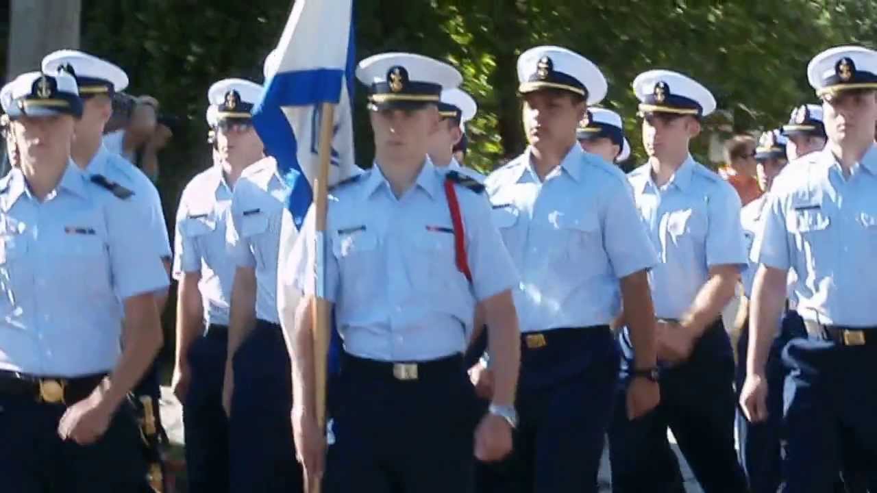 USCGA Class of 2016 Flag Ceremony at Mystic Seaport - YouTube