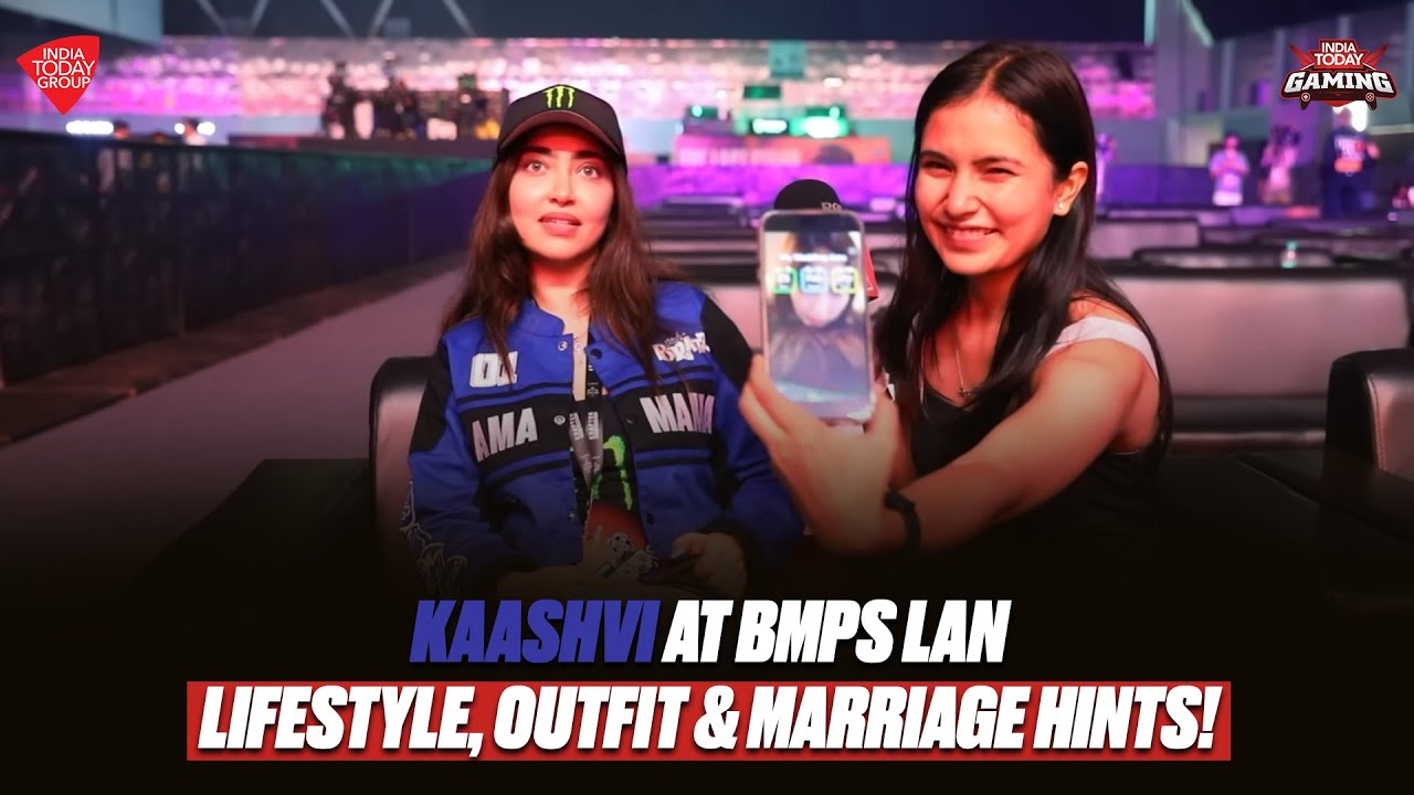 India’s Top Female Gamer Kaashvi at BMPS LAN | Lifestyle, Outfit ...