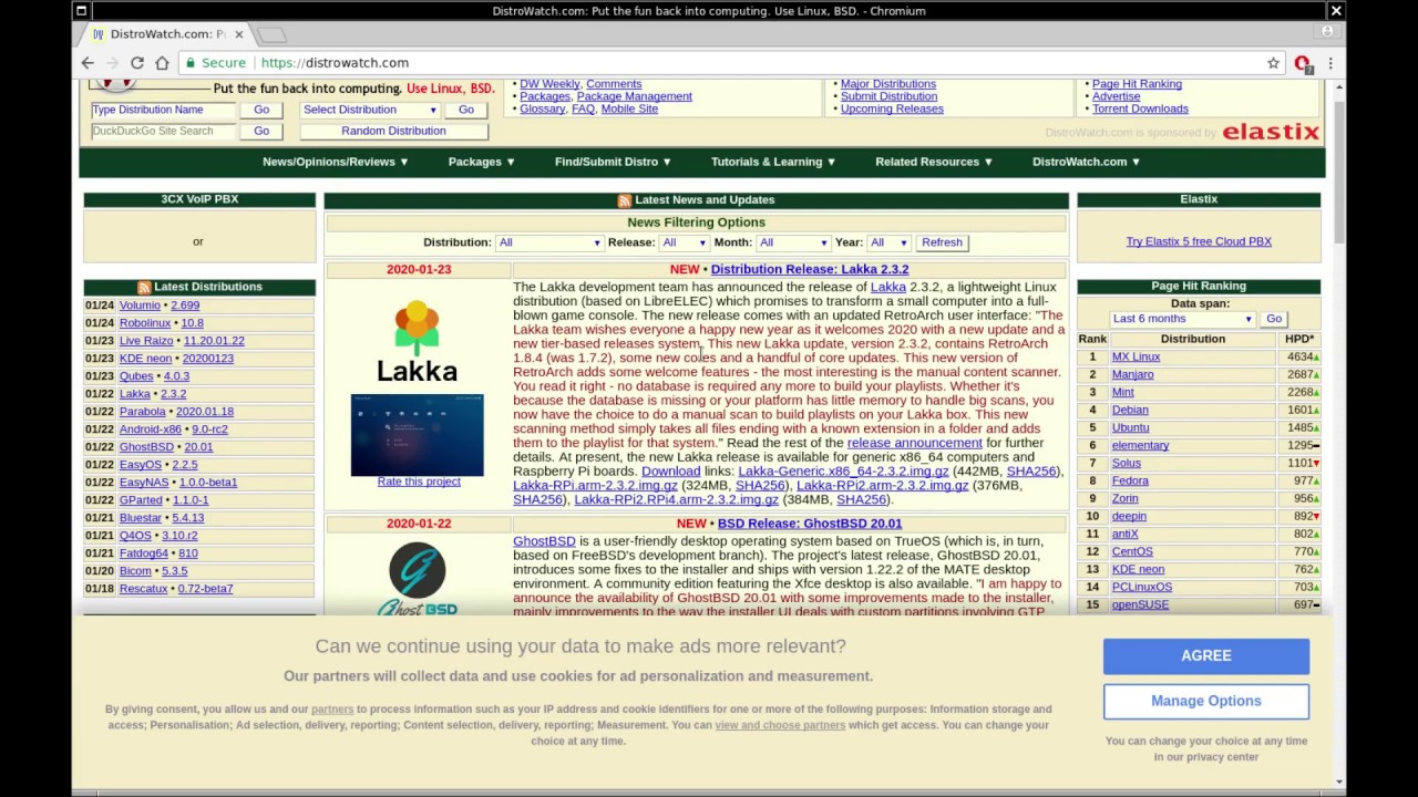WHAT IS THE BEST LINUX DISTRO .ASK DISTROWATCH. QUELLE EST LA MEILLEURE ...