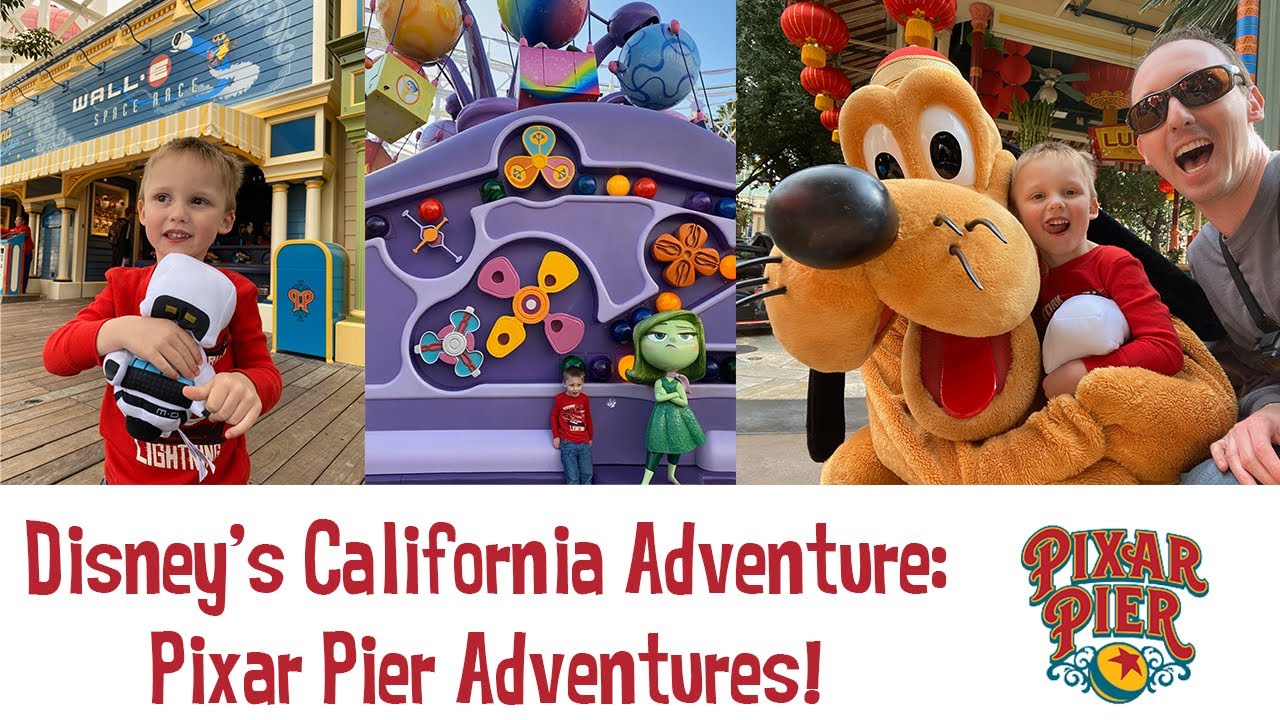 Disney's California Adventure Pixar Pier - YouTube