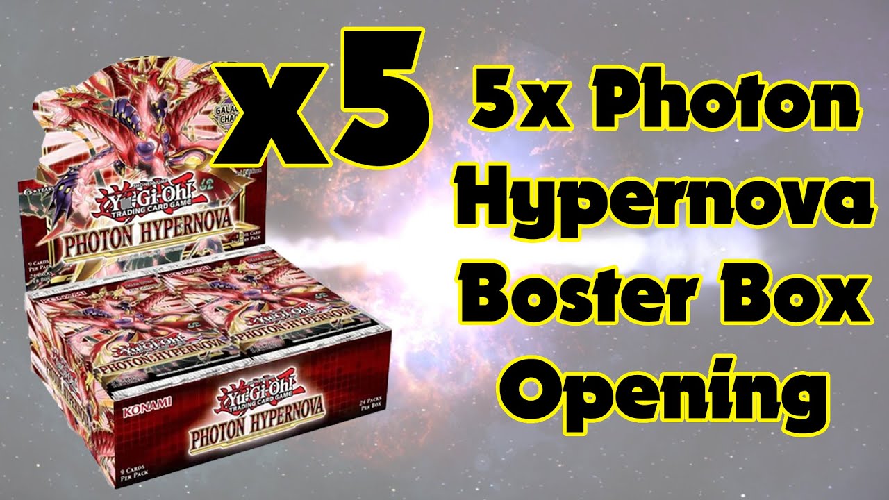 5x Photon Hypernova Booster Box Opening - YouTube