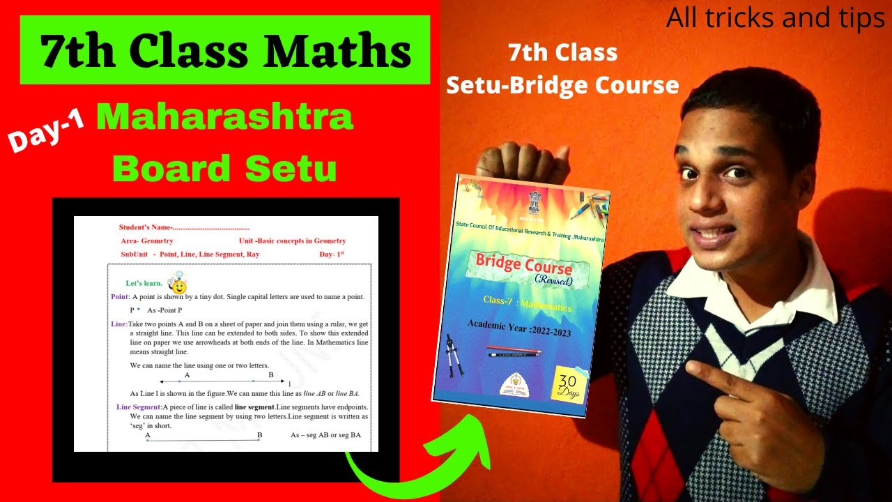 Day-1 | Bridge course class 7th maths day -1 | Semi English and English ...