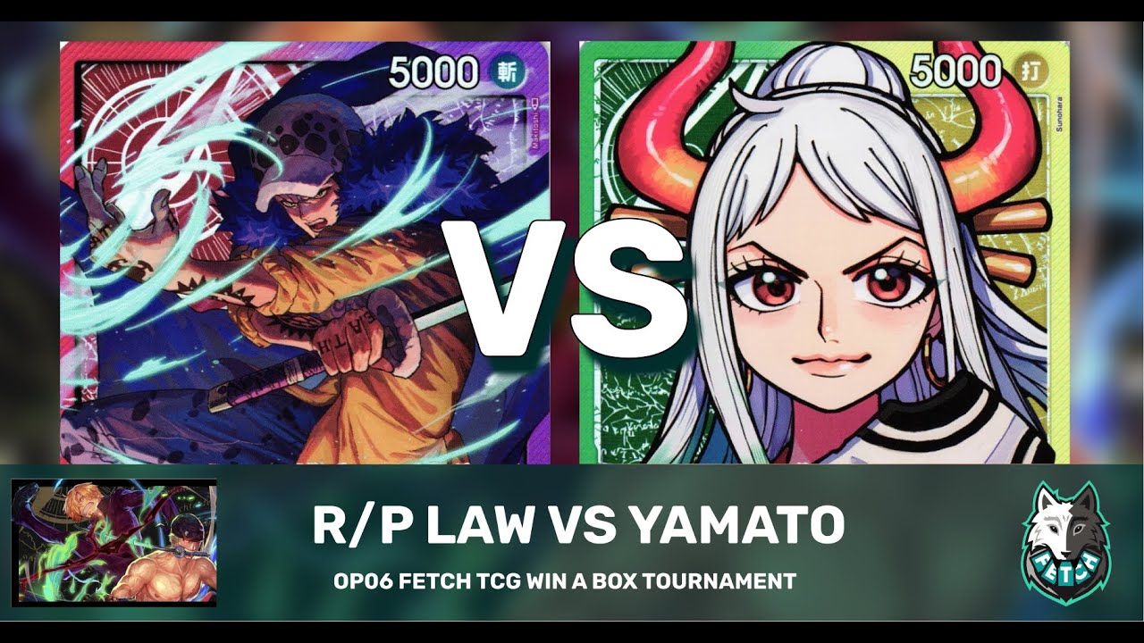 RP Law VS GY Yamato | Win-a-Box Tournament | One Piece TCG | OP06 ...