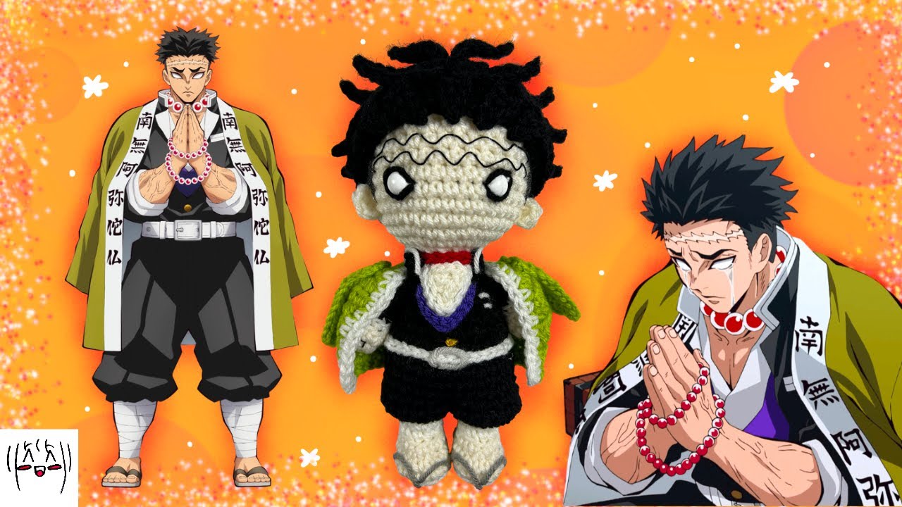 Gyomei Himejima - Demon Slayer | Crochet Progress Vlog - YouTube