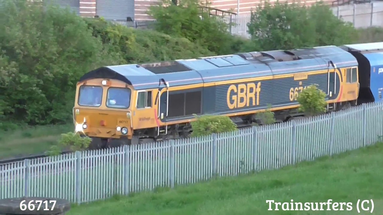 GBRf Class 66 No. 66717 on 6E24 Liverpool Biomass Tmnl - Drax Aes ...