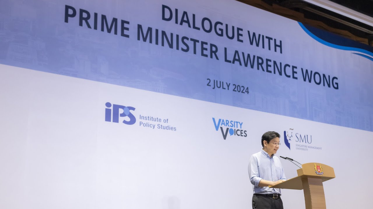 Dialogue with Prime Minister Lawrence Wong: Opening Remarks - YouTube