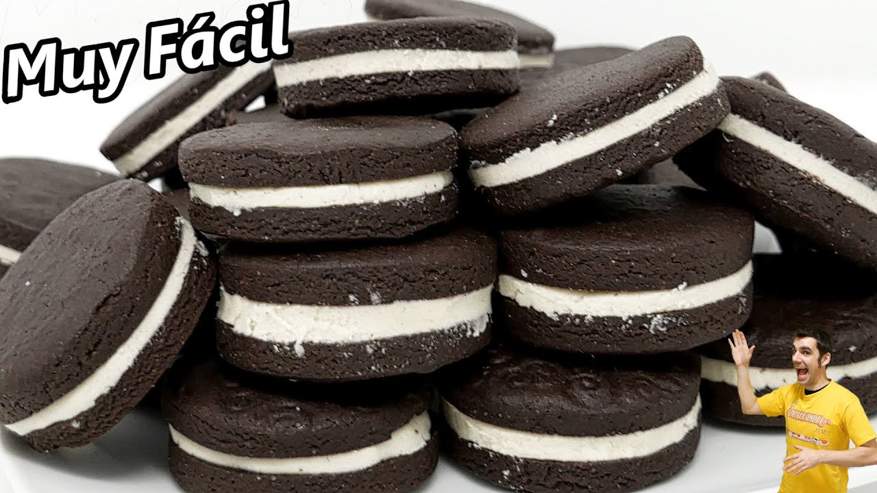 Galletas OREO CASERAS !!! Muy FÁCIL y RÁPIDO 😍🍪😋PRUÉBA! Receta # 666 ...