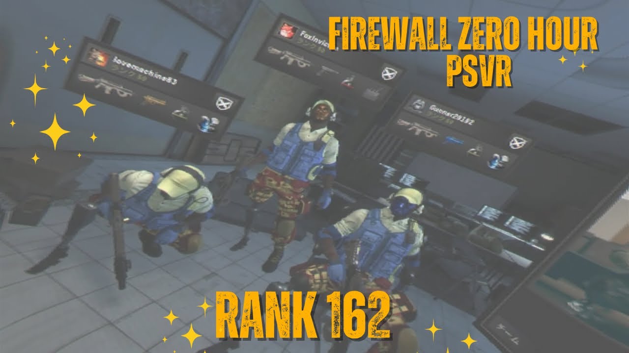 PSVR Firewall Zero Hour リロードは我慢 Rank 162 2025.1.4 - YouTube