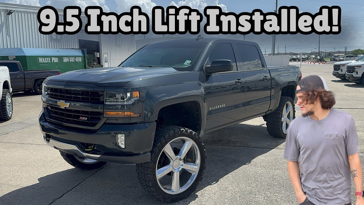 We Lifted Austin’s Z71 Silverado! 9.5 Rough Country Lift & 26” LTZ Reps ...