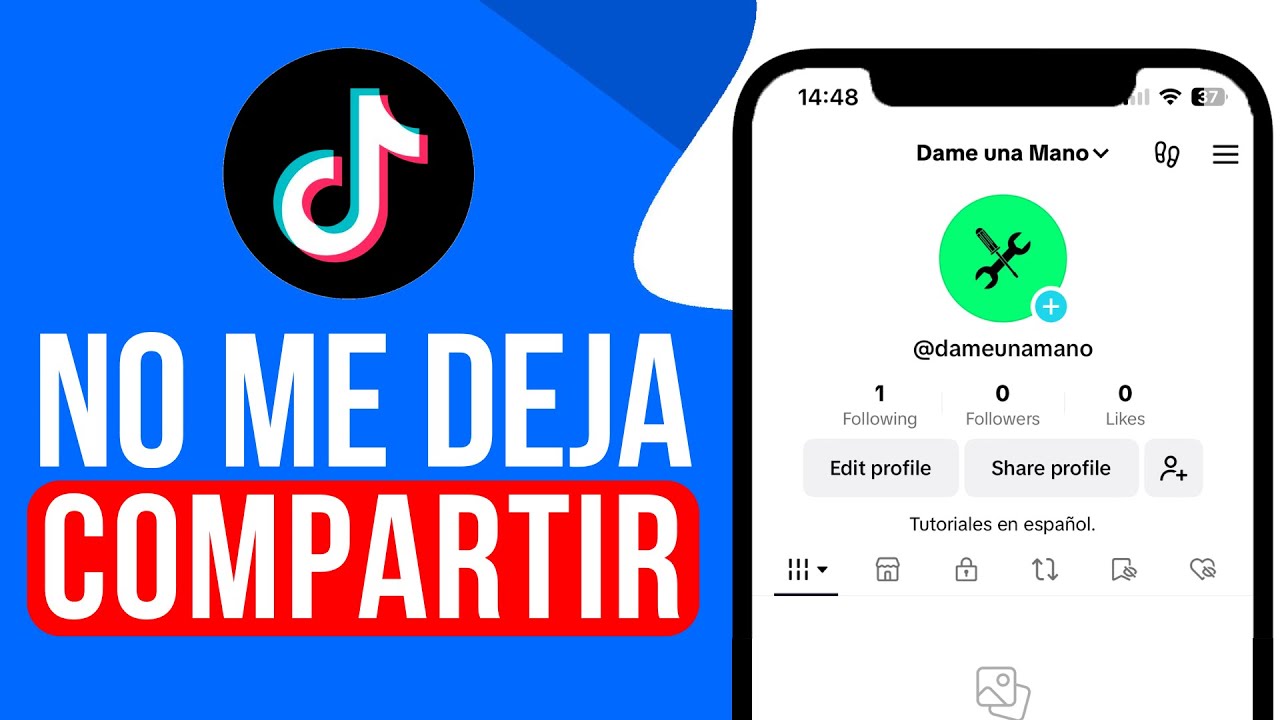 Porque NO PUEDO COMPARTIR VIDEOS en TikTok (SOLUCION!) - YouTube