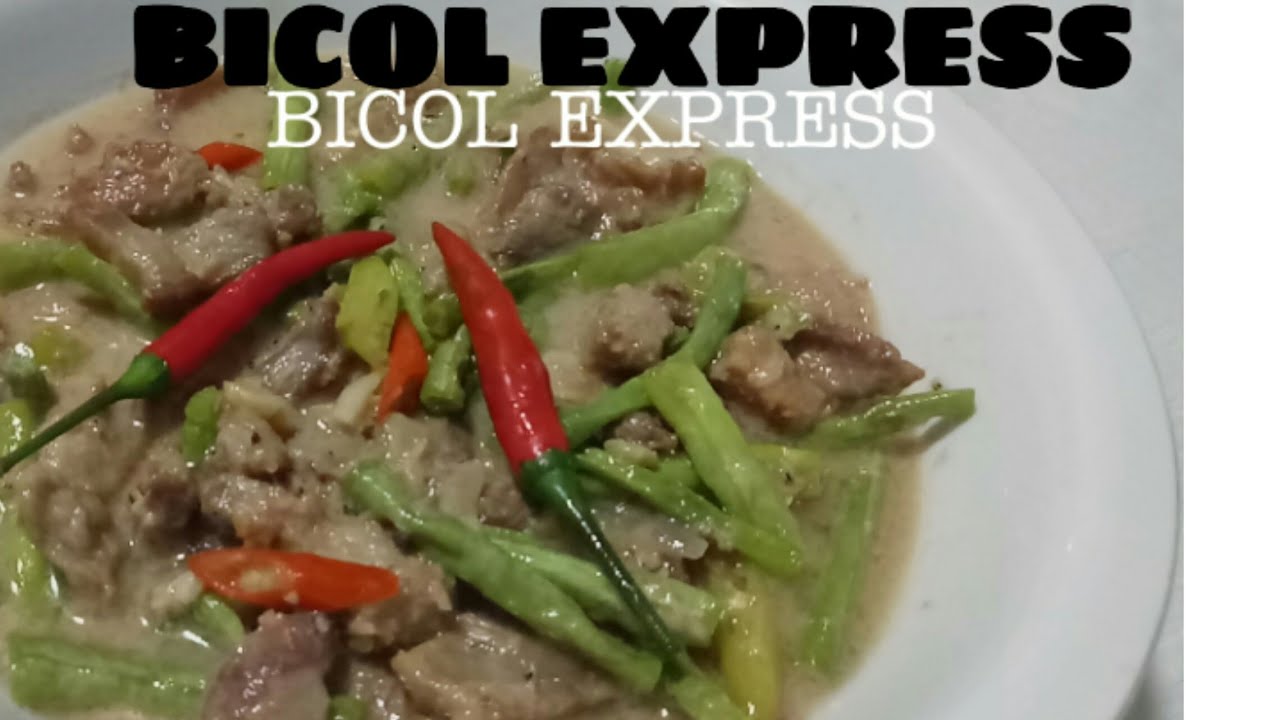 Quick & Easy Bicol Express with Sitaw | Tagalog Easy Recipe - YouTube