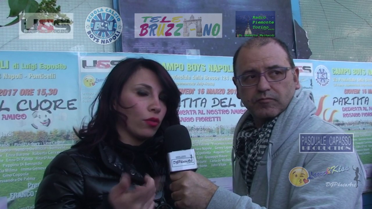 Le interviste della Partita del Cuore U&S in ricordo di Rosario ...