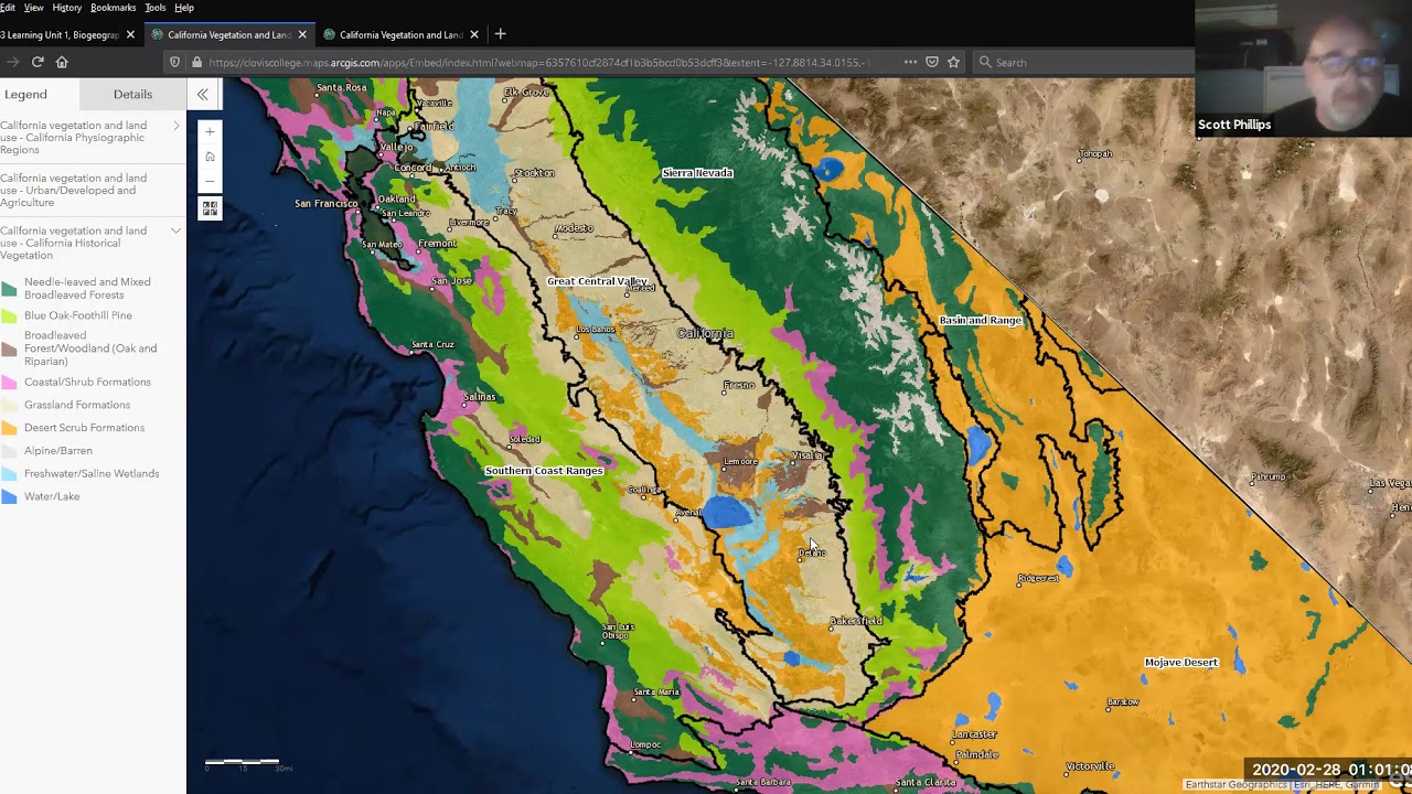 GEOG 20, S3 1H California Vegetation Map - YouTube