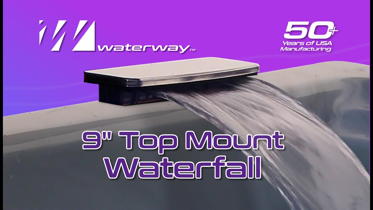 9inch Top Mount Waterfall - YouTube