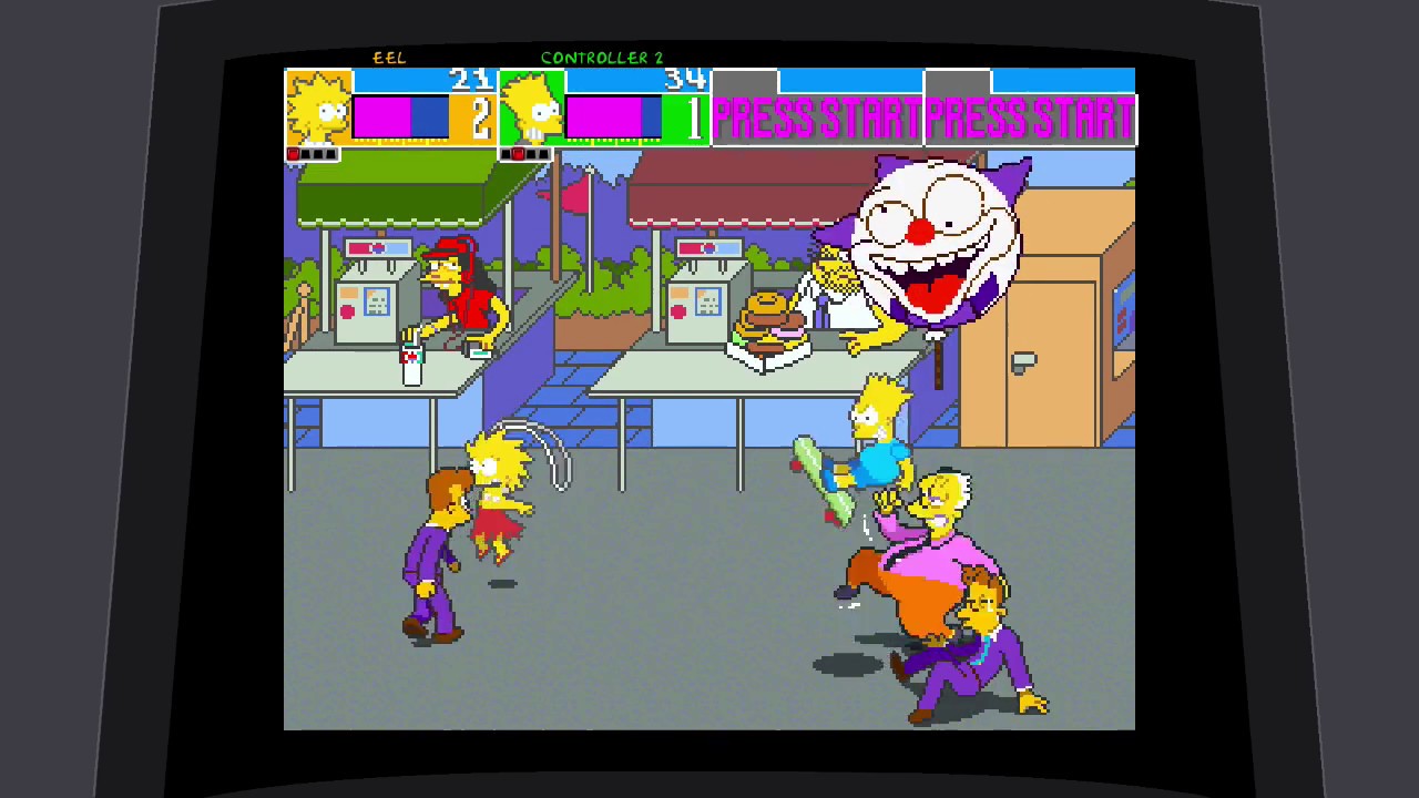 2. [60 FPS] The Simpsons (Arcade) - Stage 2: Krustyland - 2-Player ...