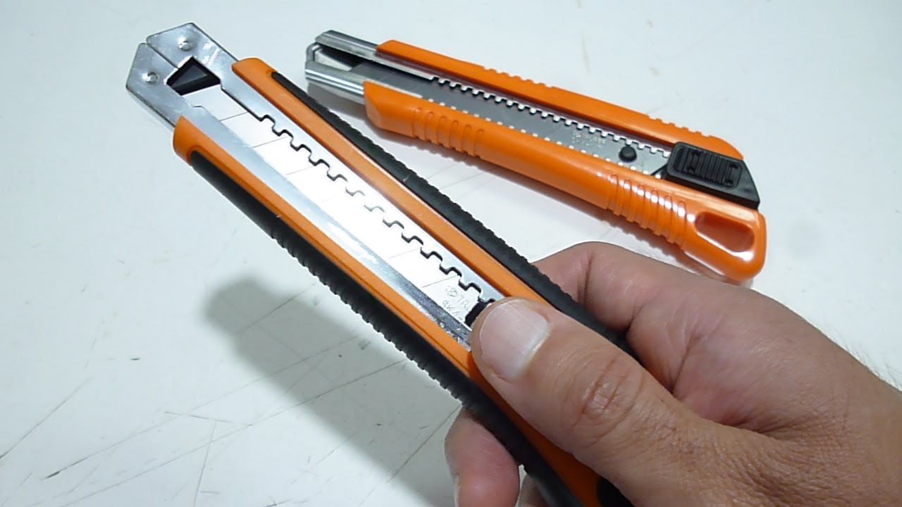 Como cambiar navajas a exactos-cutter truper - YouTube