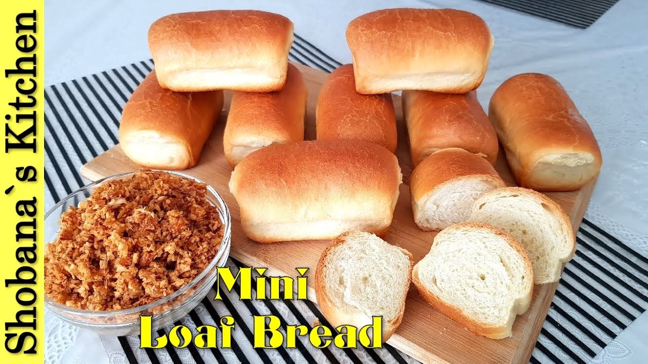 Mini Sandwich Bread - Mini White Bread Recipe - YouTube