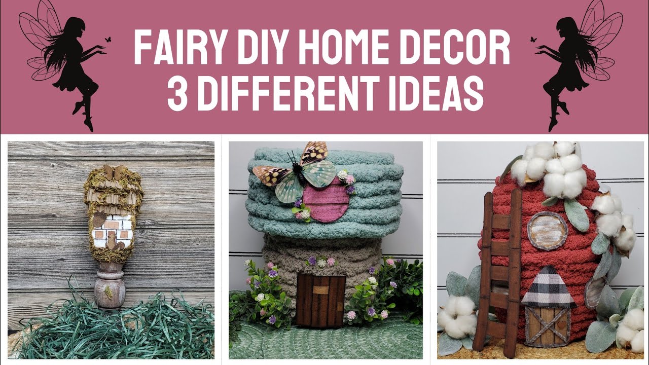 Fairy DIY Home Decor Crafts that won't break the bank! - YouTube