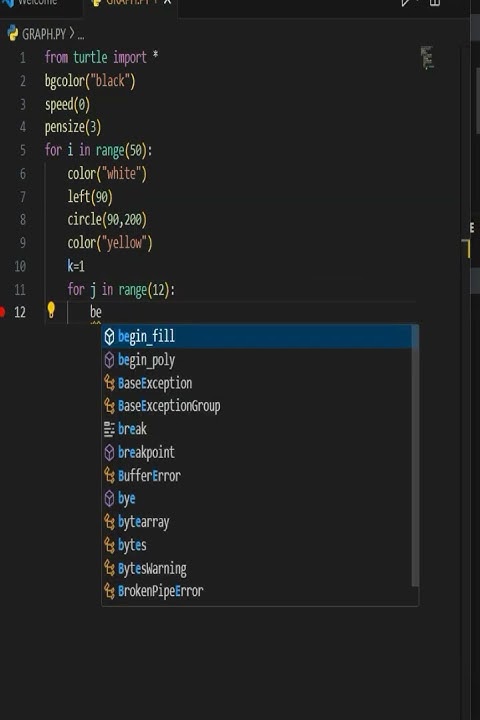 Spiral Using Python Turtlemy Coding Python Program البرمجة بايثون Reels Programming 