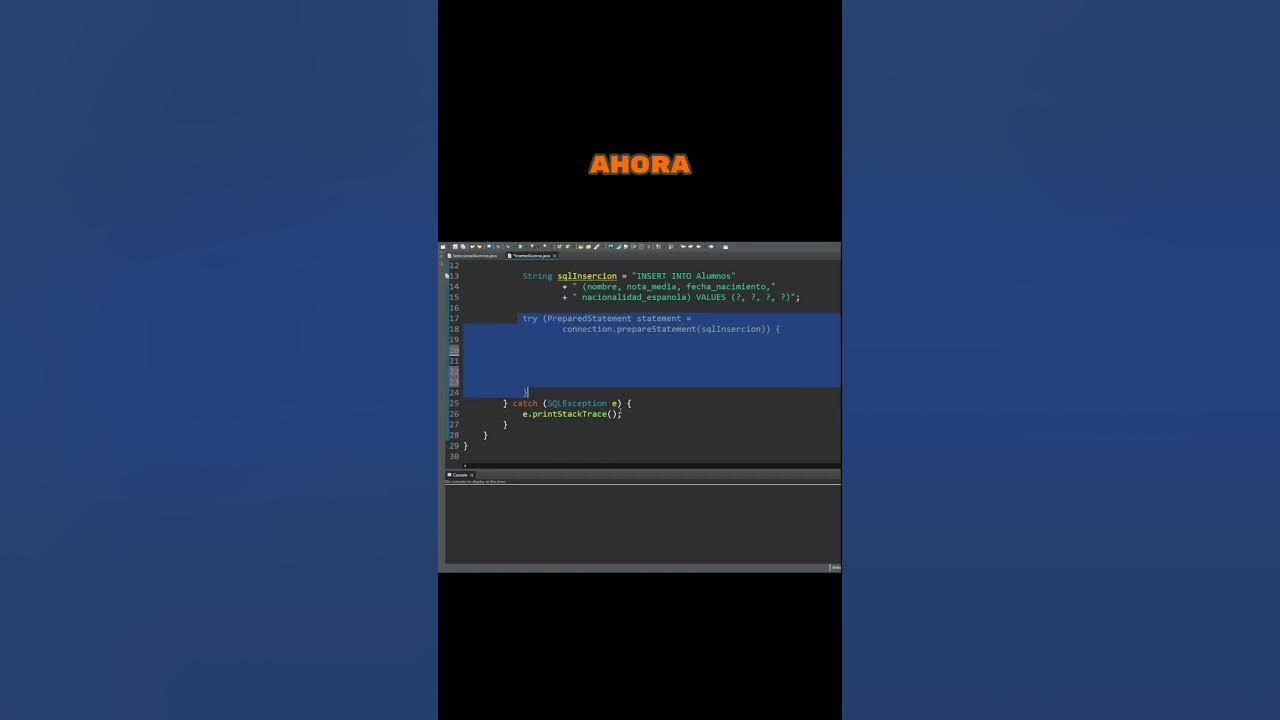 ¡inserts De Mysql En Java 💻 Programmingandcoding Javascript Coder Programminghero Python 