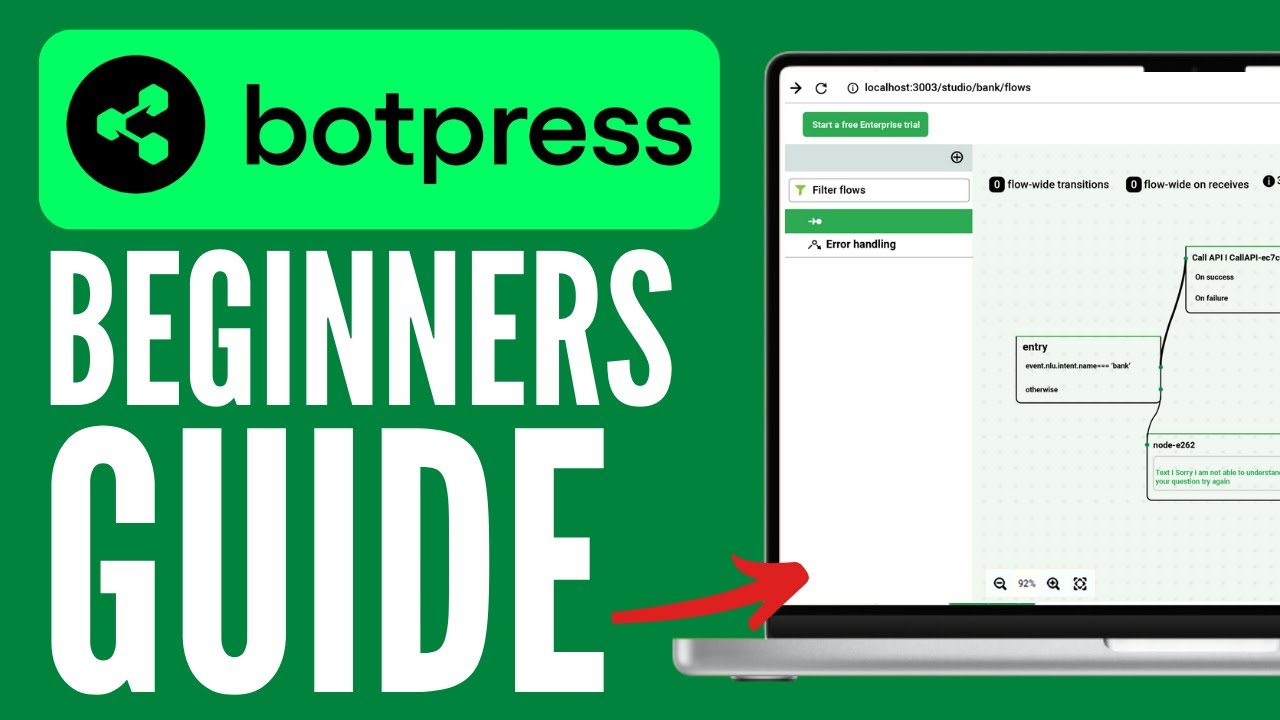 Botpress Chatbot Tutorial 2023 How To Use Botpress To Build An Ai Bot