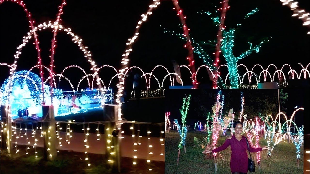Magical Christmas Lights at Quarantine Park Grenada 2023 - YouTube