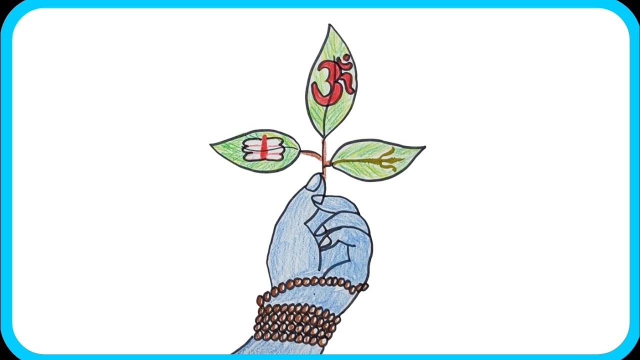 Easy Shiv symbol drawing #shiva #drawing - YouTube