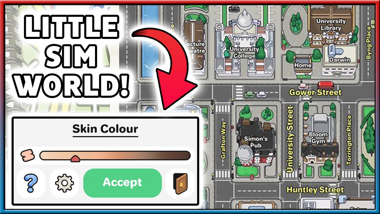 LITTLE SIM WORLD: Skin Tone Slider & World Preview! - YouTube