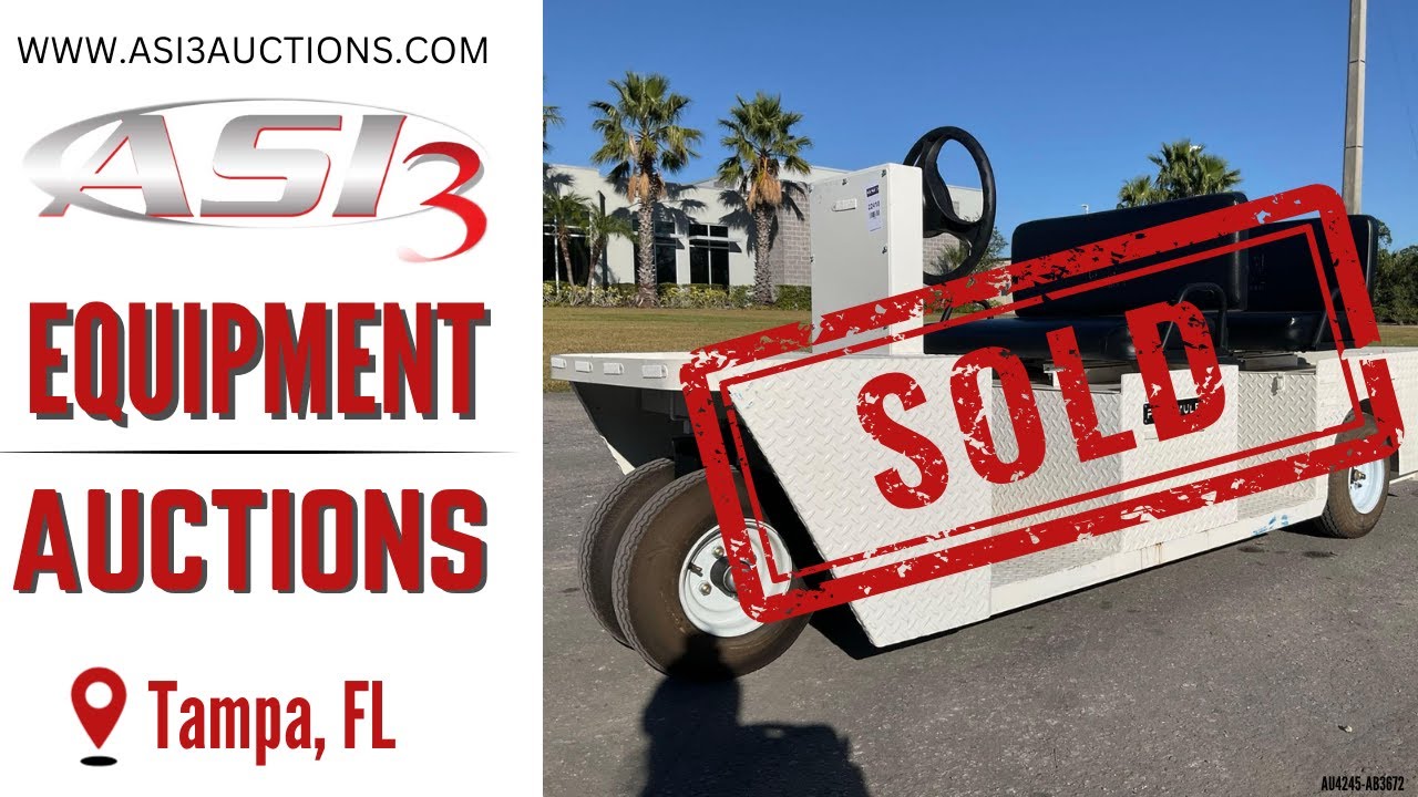 🚨 For Auction: 2016 Wesley International Pack Mule Cart – Model PC-640 ...