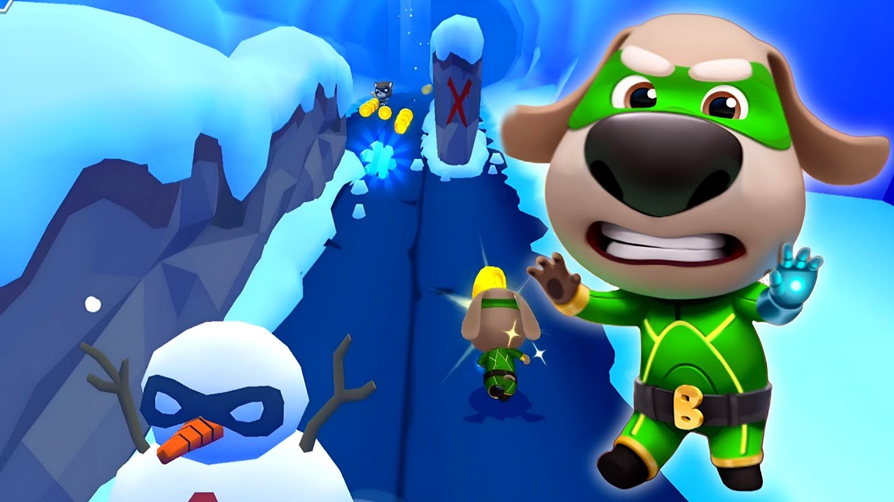 Talking Tom Hero Dash - Ben - Full screen - Gameplay, Android - LILU ...