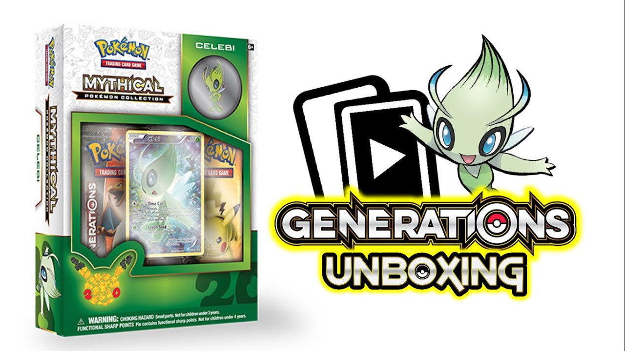 Celebi Mythical Collection Box - Unboxing de 20 Aniversario - YouTube