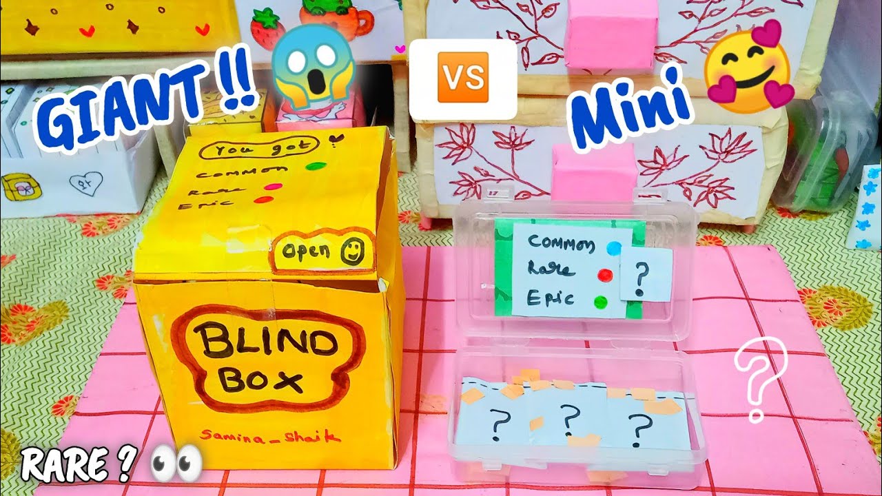 Giant Blind Box 😱 🆚 Mini Blind Box 🥰 | Paper Squishy Surprise Unboxing ...