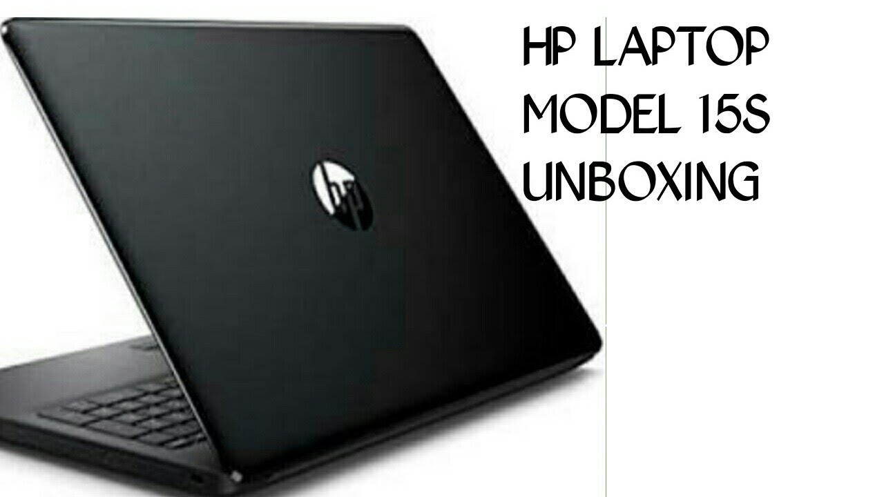Laptop HP model 15s unboxing - YouTube